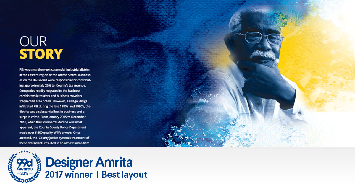 Best custom layout - 99designs Awards 2017